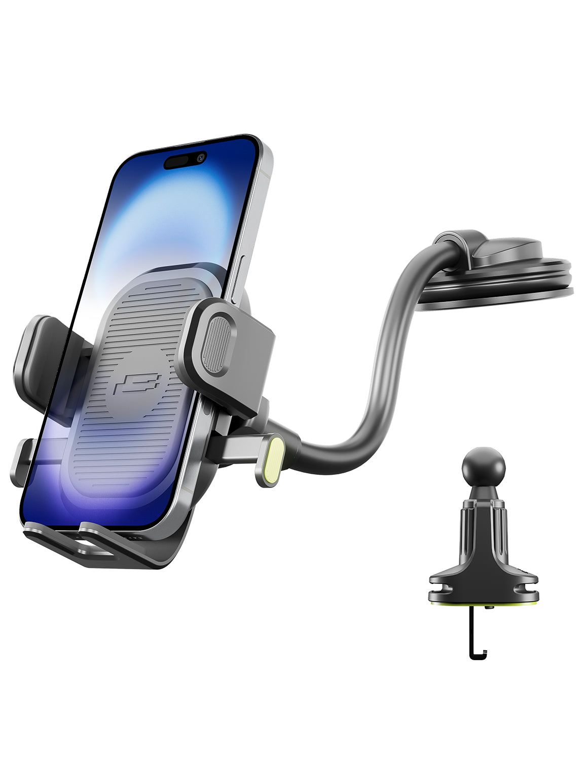 Bracketron OneClick Flex Phone Mount for Car Dashboard, Windshield & V
