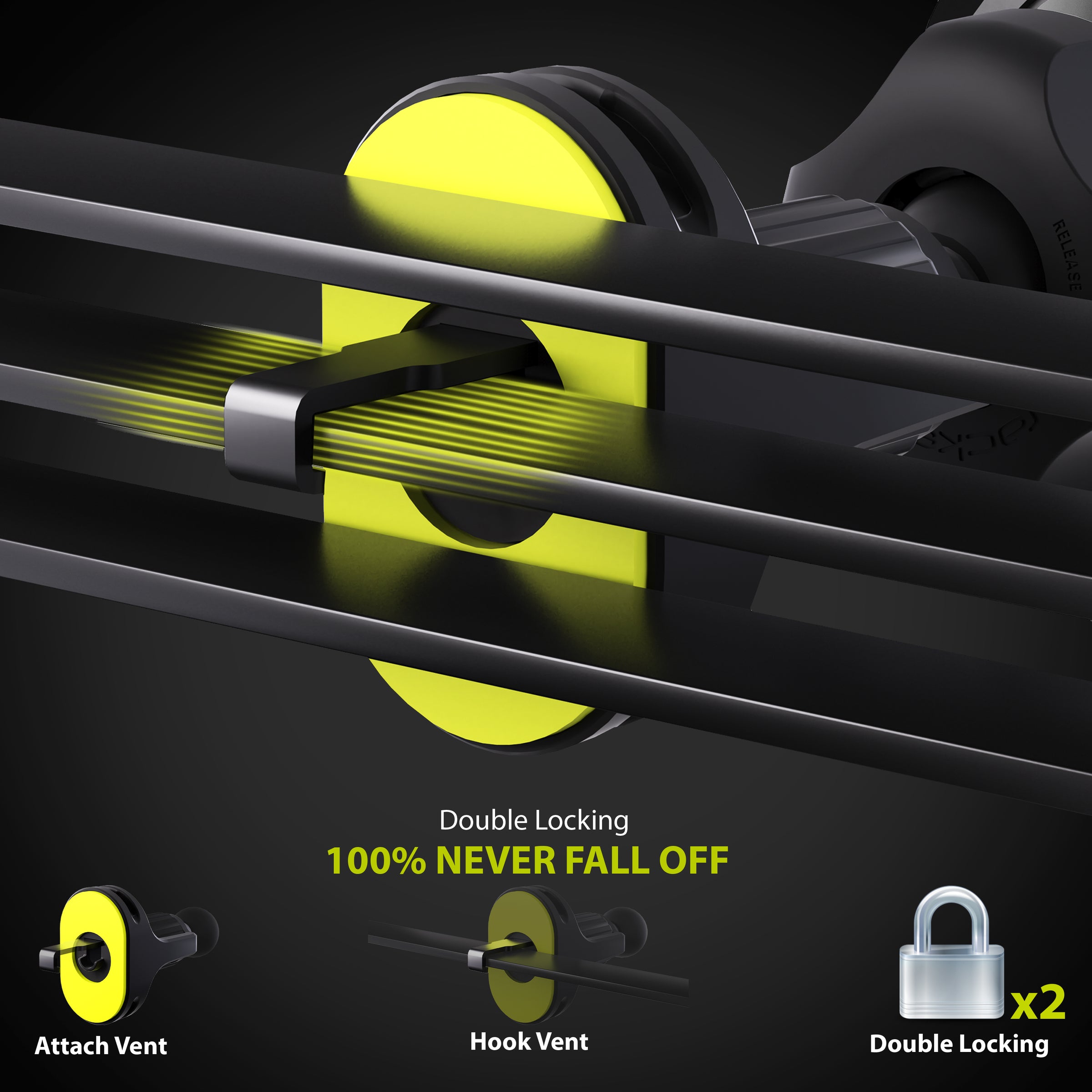 Bracketron AutoGrip Universal Vent Mount