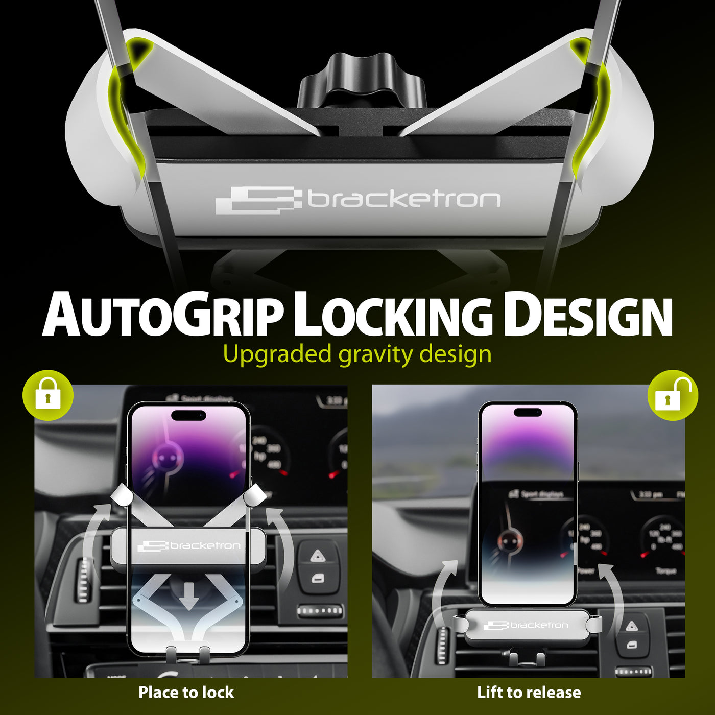 Bracketron AutoGrip Universal Vent Mount