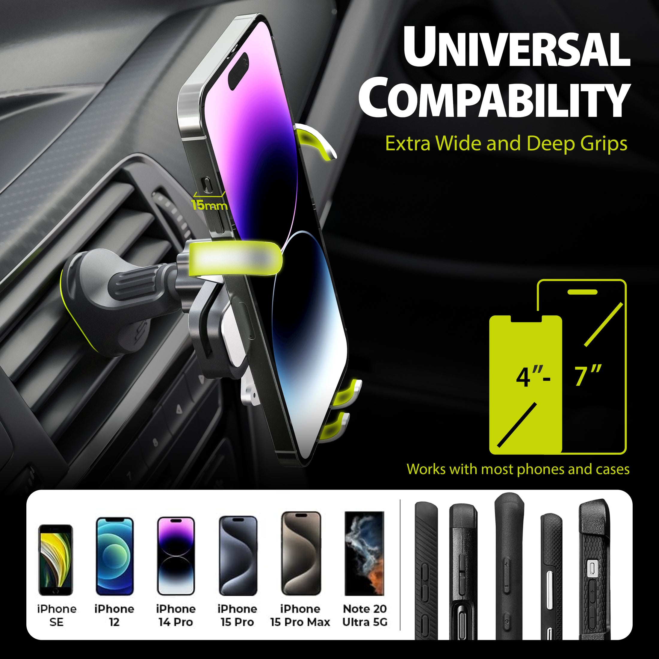 Bracketron AutoGrip Universal Vent Mount