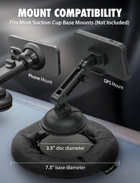 Bracketron Nav-Mat Portable GPS Dash Pad Weighted Friction Base