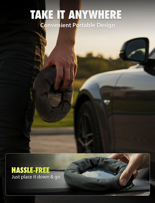 Bracketron Nav-Mat Portable GPS Dash Pad Weighted Friction Base