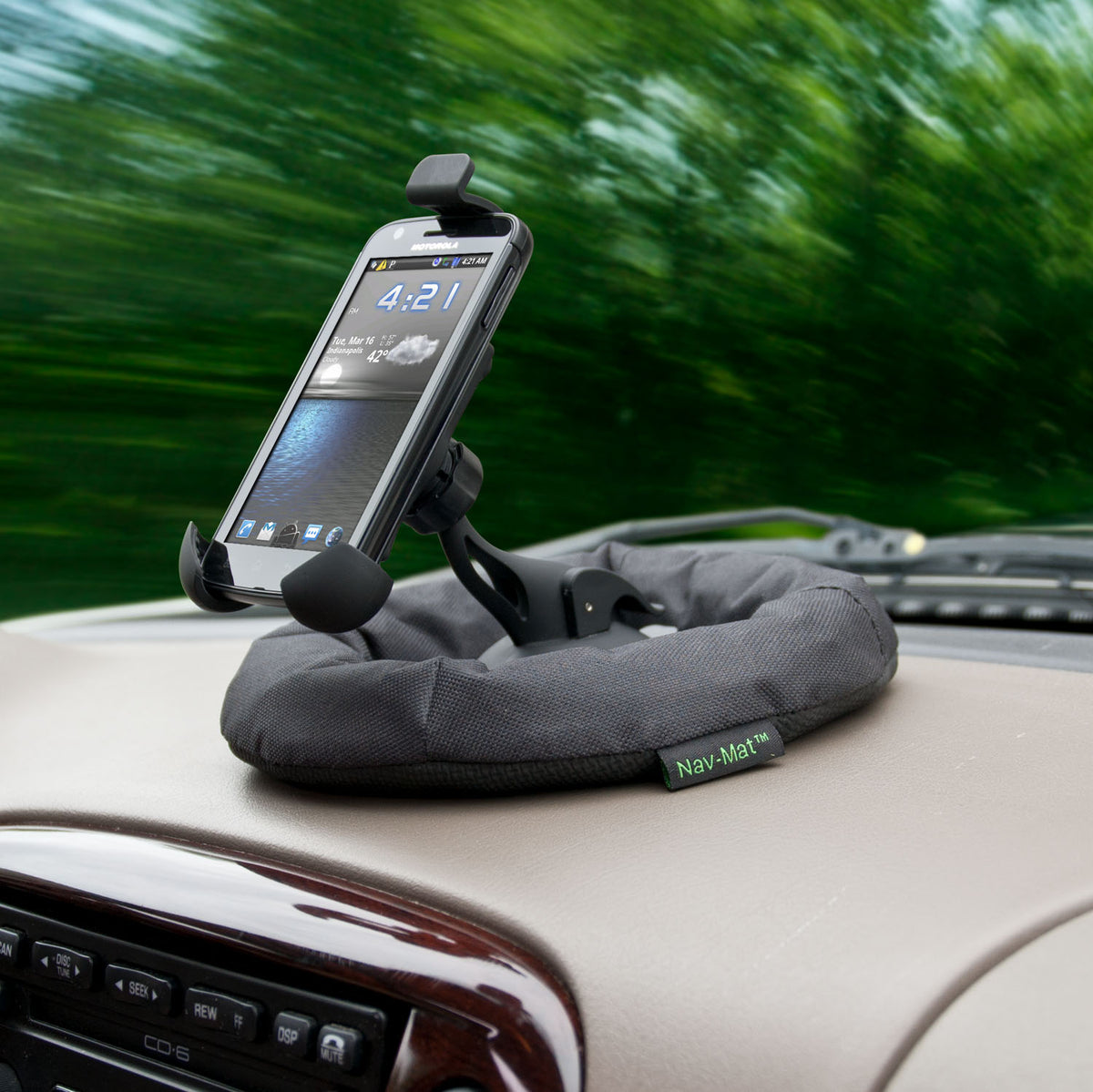 Bracketron Nav-Mat Portable GPS Dash Pad Weighted Beanbag Friction Bas